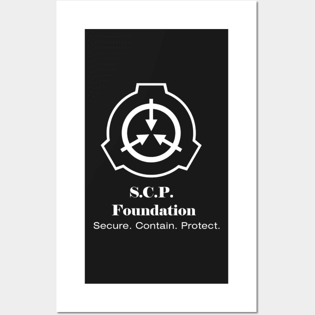 SCP Foundation Logo - Scp - Posters and Art Prints | TeePublic